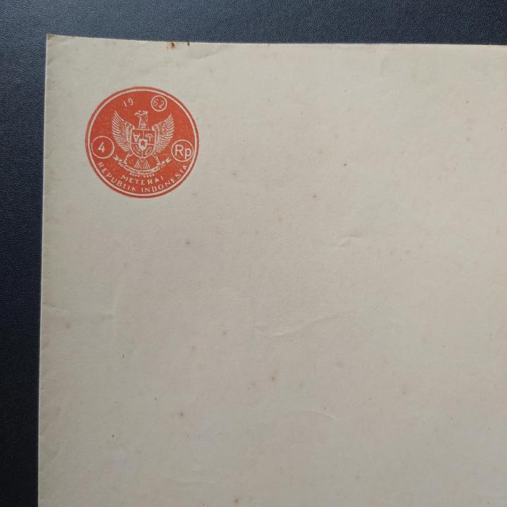 Kertas Segel Rp 4 Tahun 1962 Double | Lazada Indonesia