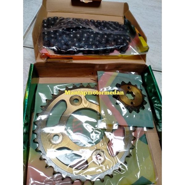 Gear Set Gir Gigi Tarik Set Rantai Supra Fit New 14T 36T Sepuhan Supra ...