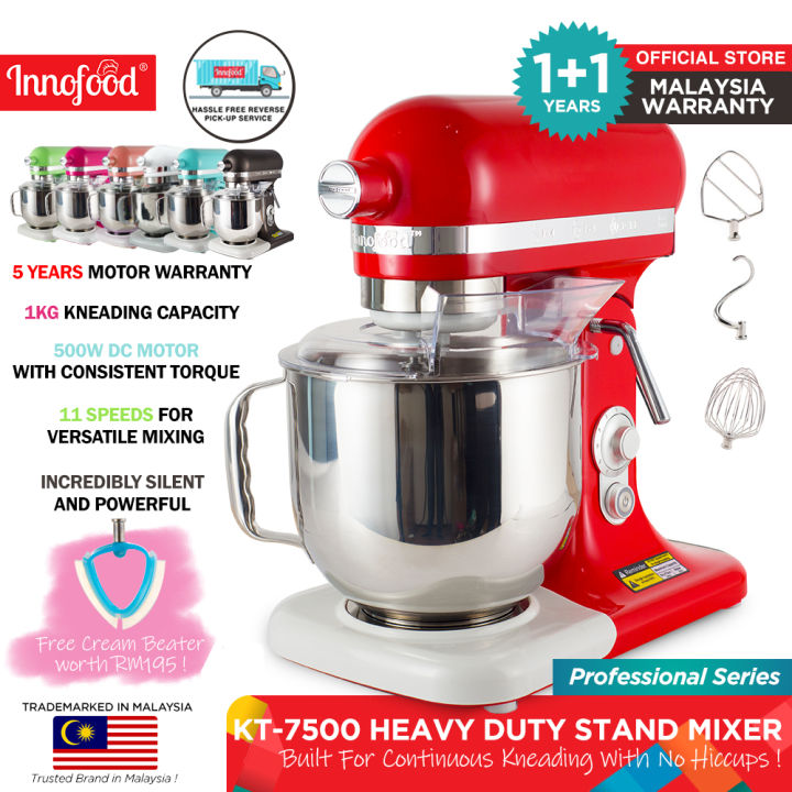 (OFFICIAL STORE) Innofood KT-7500 Heavy Duty Professional 7.0 Litres ...