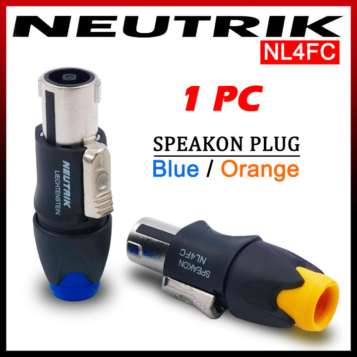 Neutrik NL4FC 4-Pole Speakon Cable Connector Female – Quick Lock, High ...