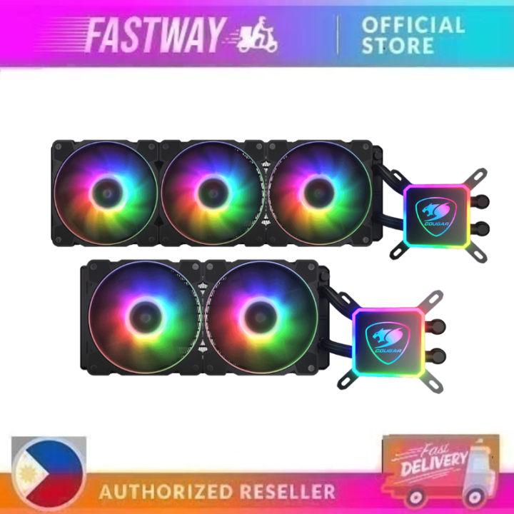 COUGAR AQUA-240/280/360 AIO ARGB CPU-LIQUID COOLER FOR INTEL/AMD (2 ...