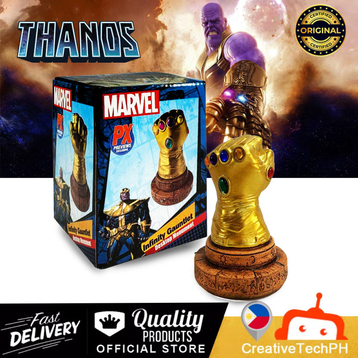 GAUNTLET DESKTOP MONUMENT PX Marvel PX Exclusive Infinity Gauntlet ...