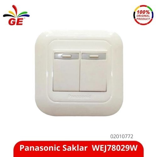 PANASONIC - Saklar WEJ78029W+WEJ5571X2 02010772 | Lazada Indonesia