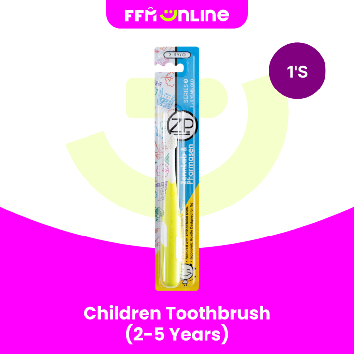 ZP Toothbrush 1's Kid Series 2 (0.01mm Antibacterial) - 2-5 years | Lazada