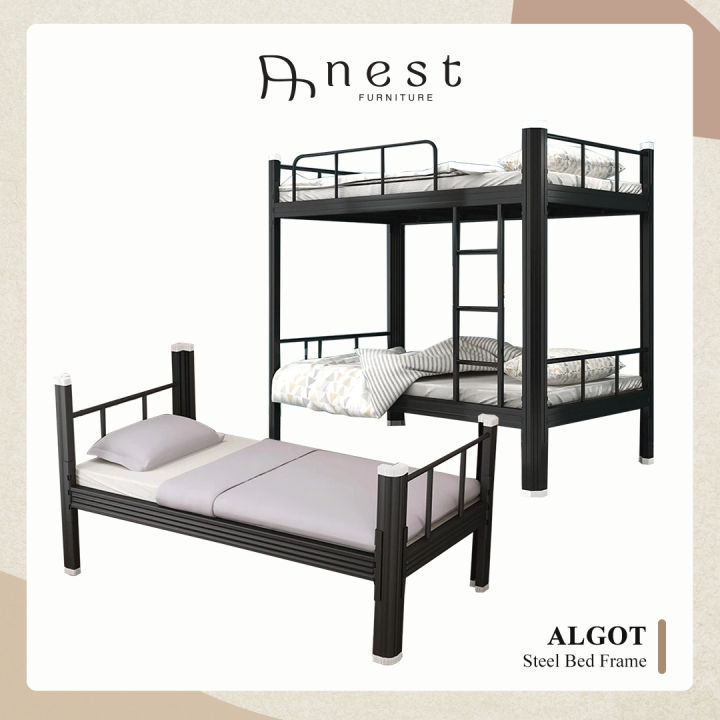 (NEST)DREAMAX ALGOT Steel Bed frame (On-Site Installation) / Bunker Bed ...