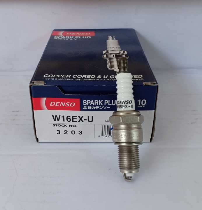 Busi motor Denso W16EX isi 10 pcs (sepuluh) Busi Motor Suzuki Satria ...