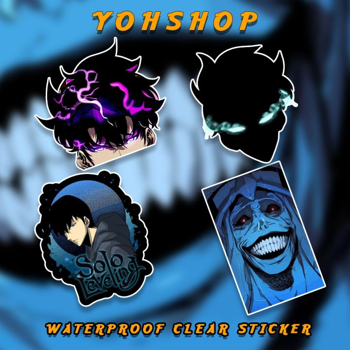 Solo Leveling Jin Woo Peeker Sticker Anime Stickers Anime Decals ...