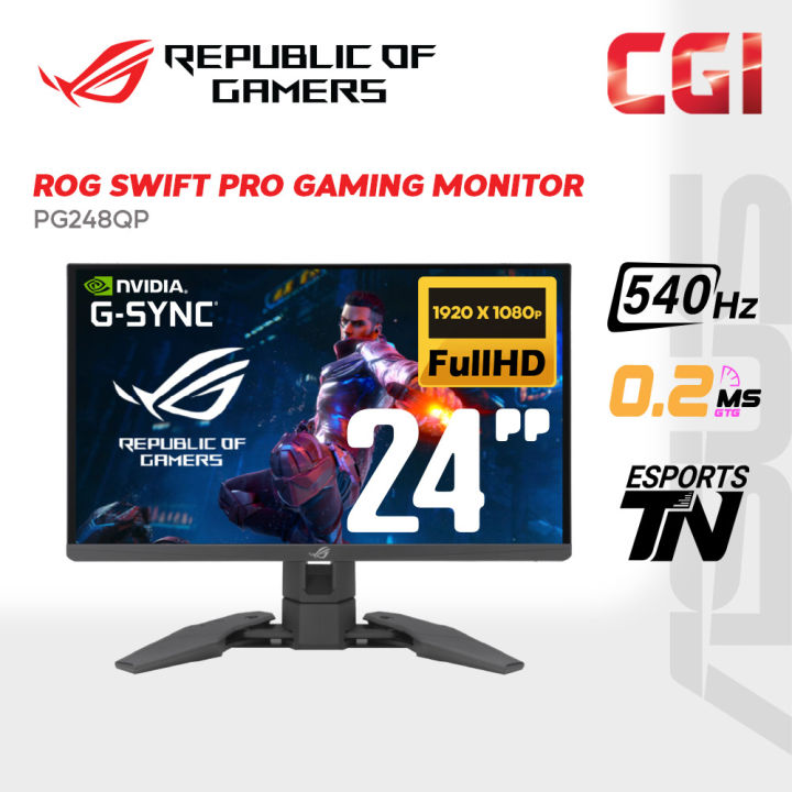 Asus 24.1" ROG Swift Pro PG248QP E-TN FHD HDR10 GSync Adaptive Sync ...