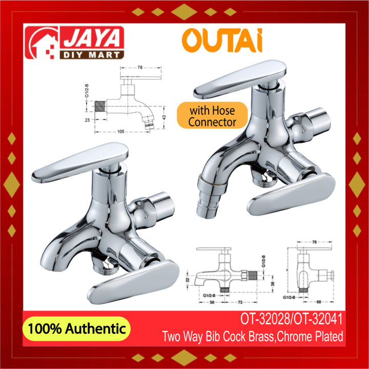 Outai OT-32028 - Hose Bib Cock/OT-32041 - Two Way Bib Cock C/W Hose ...