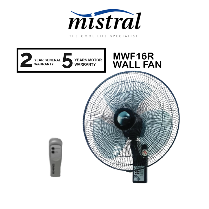 Mistral 16" Wall Fan MWF16R | Lazada