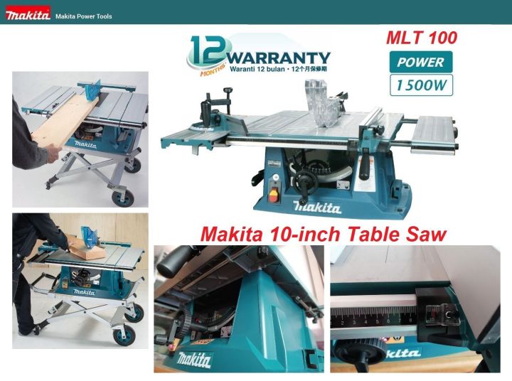 Makita 1,500W (10-inch) 260mm Table Saw | Lazada