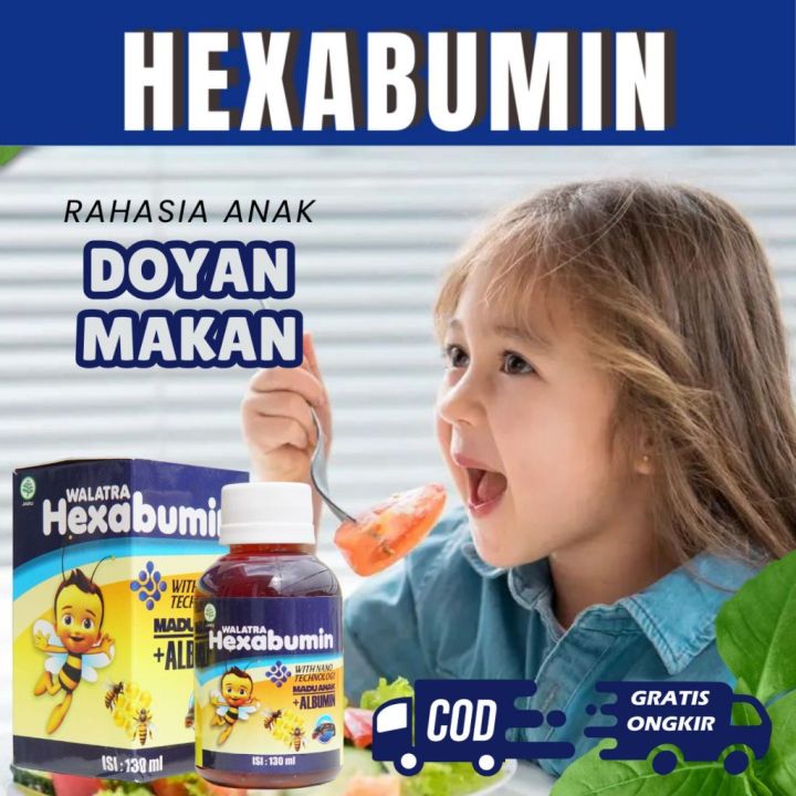 Walatra Hexabumin Original 130ml Madu Plus Albumin Untuk Anak With Nano ...