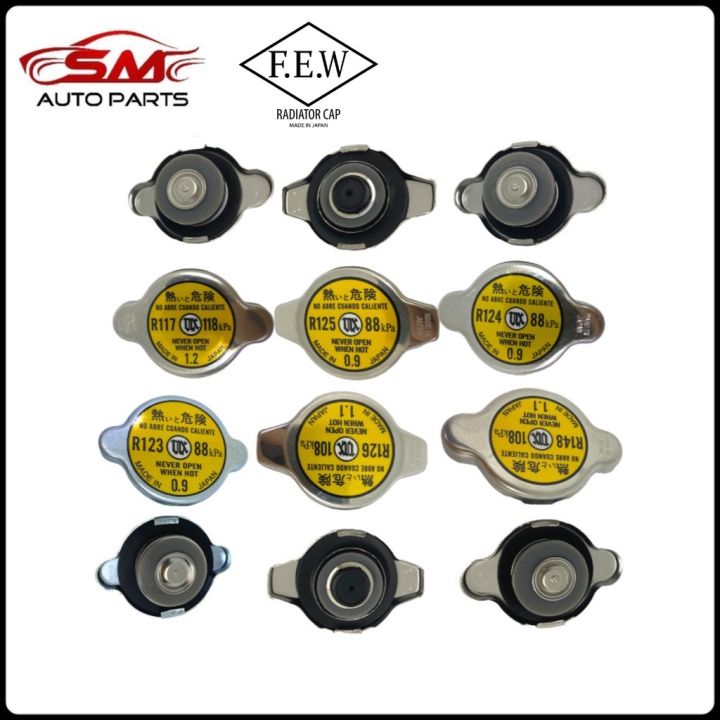 FEW Radiator Cap - Proton Perodua Honda Toyota Mitsubishi - R123 / R124 ...