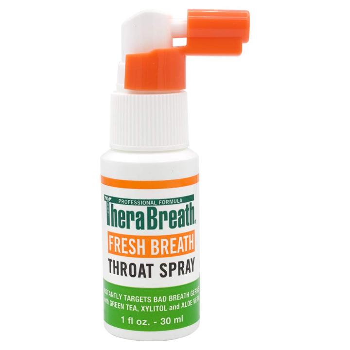 TheraBreath Fresh Breath, Throat Spray (1 fl oz / 30 ml) Packaging may ...