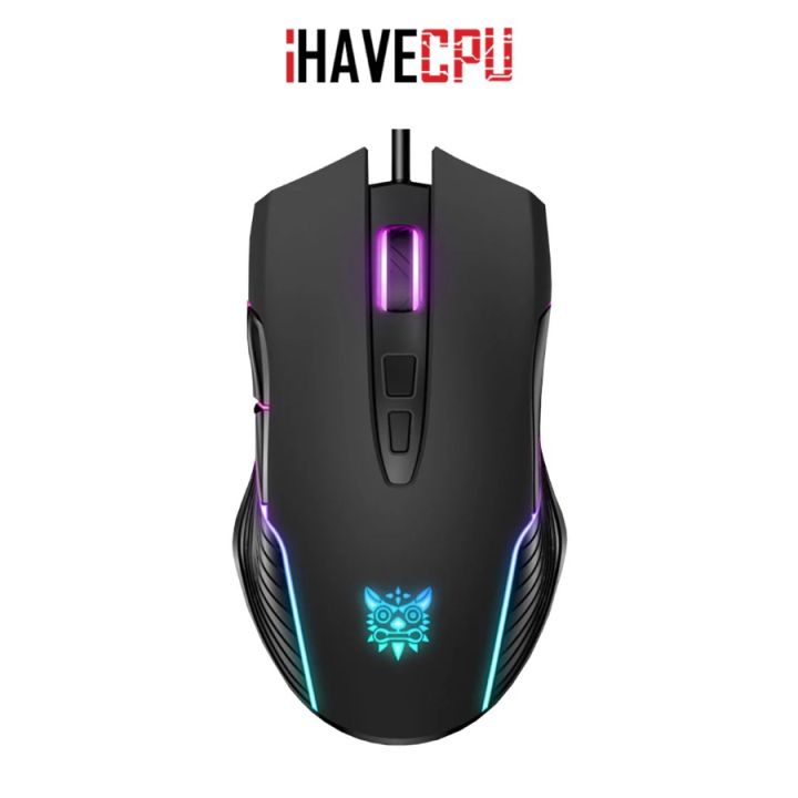 iHAVECPU MOUSE (เมาส์) ONIKUMA MIZU GAMING WIRELESS MOUSE : BLACK ...