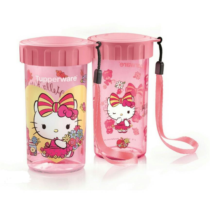 Tupperware Hello Kitty Flask Bottle / Water Bottle / Tumbler 310ml ...