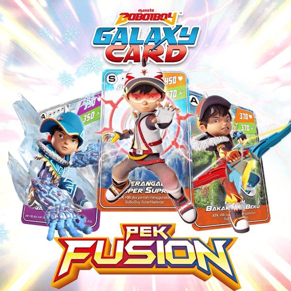 BoBoiBoy Galaxy Card Kad Pek Fusion (Single Pack) Traditional game card ...