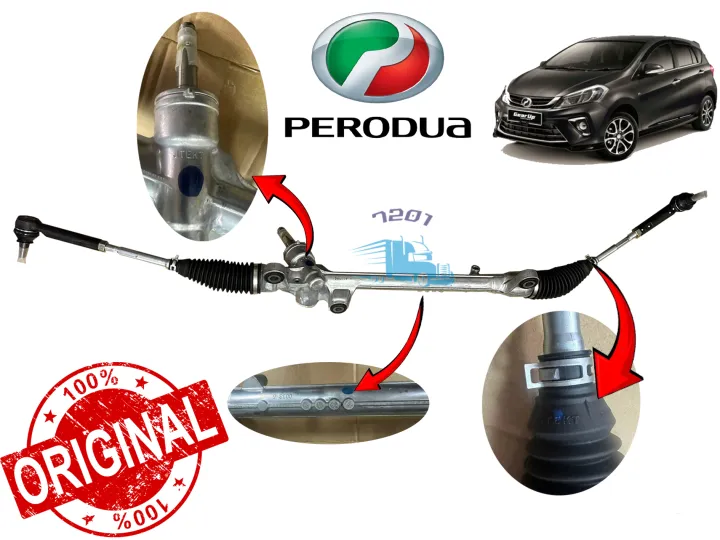 100%Original(New) Perodua myvi 2018 power steering rack with tie rod ...