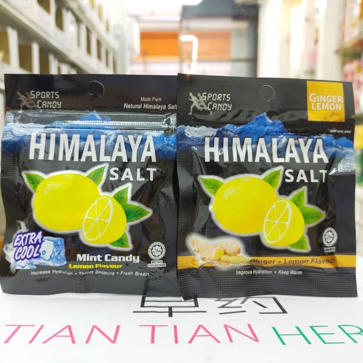 HIMALAYA SALT MINT CANDY LEMON/ GINGER LEMON FLAVOUR 15G 糖果 | Lazada