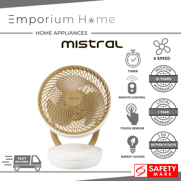 Mistral Greenleaf 8” DC High Velocity Table Fan [MHV880R-G] | Lazada ...