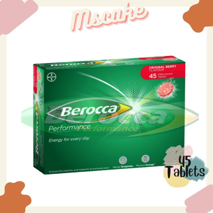 READY STOCK Ship in 24 Hours Berocca PERFORMANCE/ ENERGY Effervescent ...