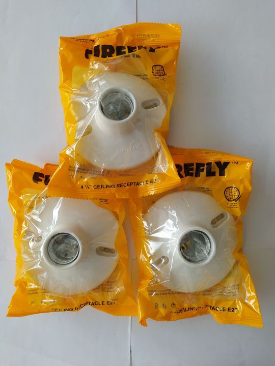 3 PCS Firefly Ceiling Receptacle Bulb Socket Receptacle 2-1/4 3-1/4 4-1 ...