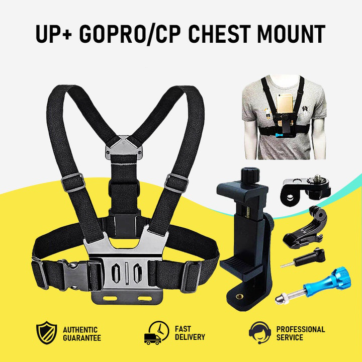 Mobile Phone Chest Strap Mount GoPro Chest Harness Holder for VLOG/POV ...
