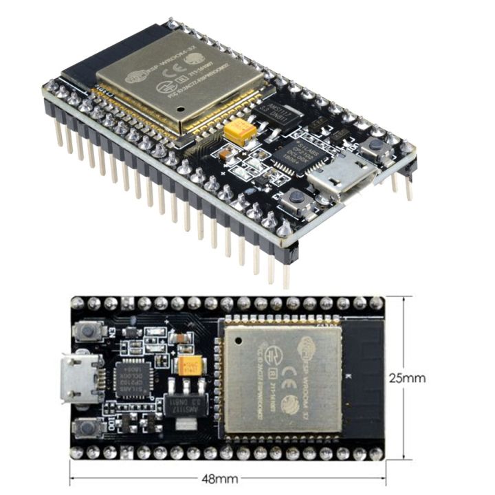 TYPE-C บอร์ดพัฒนา ESP32/ไมโคร USB ที่ CP2102 WiFi + บลูทูธแบบ Dual Core ...