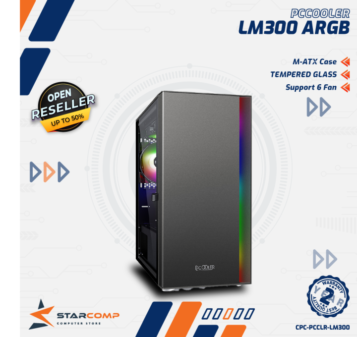 PCCOOLER PLATINUM LM300 BLACK PC COOLER LM 300 | Lazada Indonesia