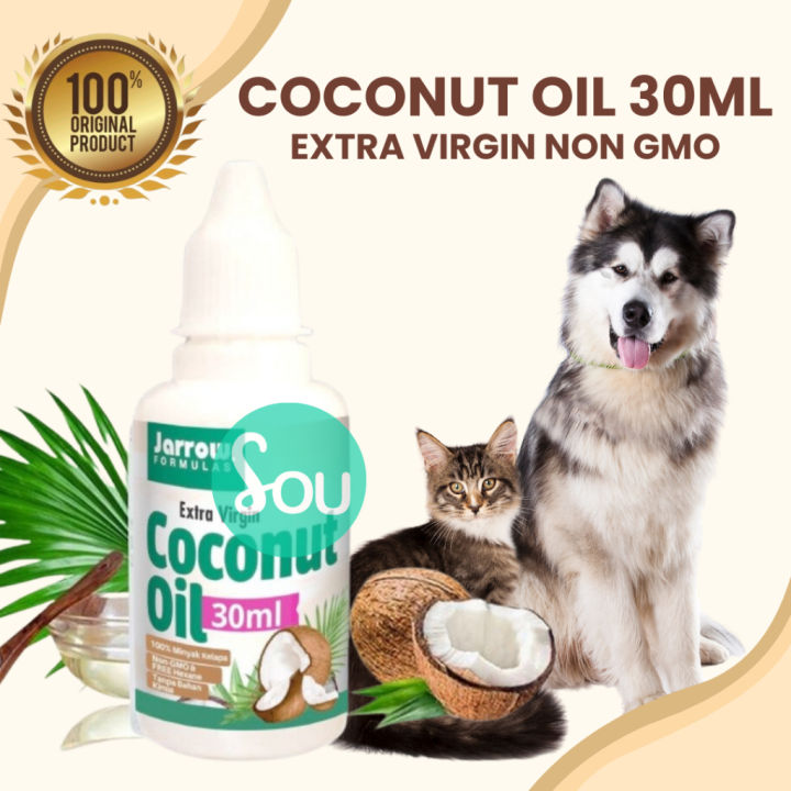 Virgin Coconut Oil 30ml Minyak Kelapa VCO 100% Kucing Anjing Hewan ...