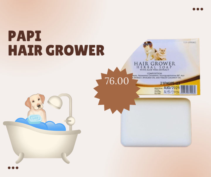 [APS] PAPI HAIR GROWER SOAP 115g | Lazada PH