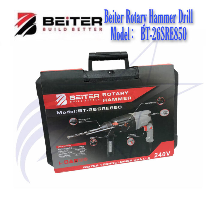 BEITER 4-funtions Rotary Hammer Drill 850W | Lazada Singapore