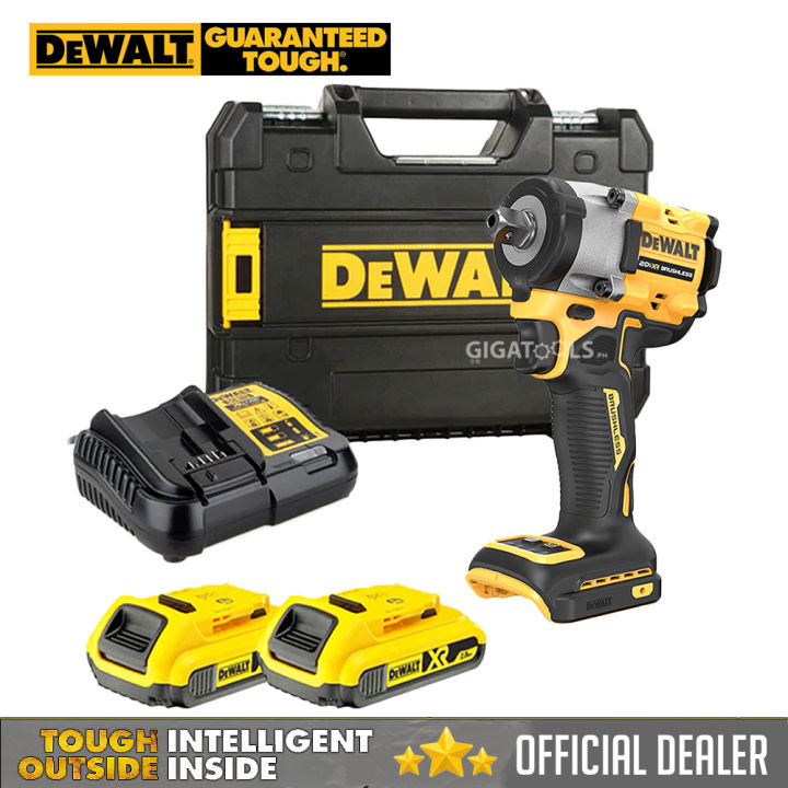 DeWalt DCF922D2 Cordless Brushless 1/2" Square Drive Impact Wrench 20V ...