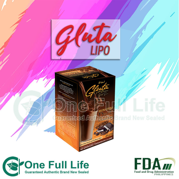 Gluta Lipo GlutaLipo Gold Series Signature DARK CHOCOLATE 1 Box | Lazada PH
