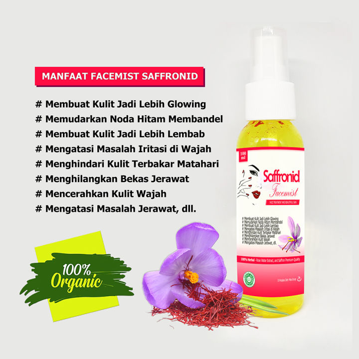 FACEMIST SAFFRON SPRAY UNTUK REMAJA ASLI BAGUS TERBAIK WITH AIR MAWAR ...
