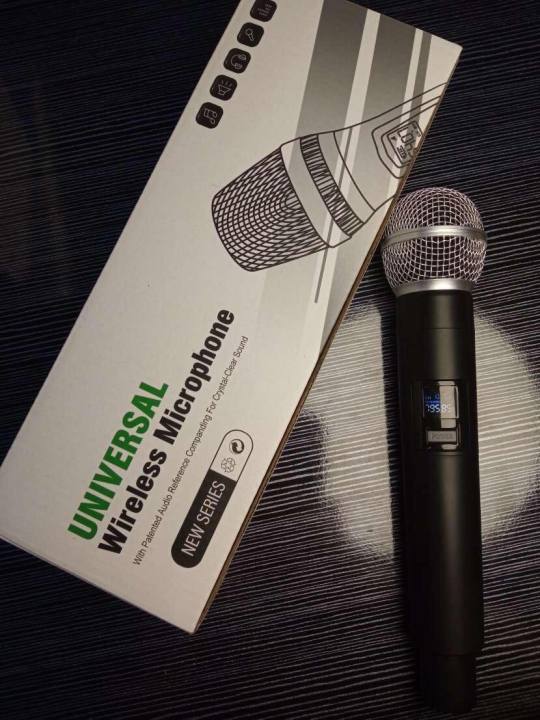 UNIVERSAL WIRELESS MICROPHONE GF03051 | Lazada PH