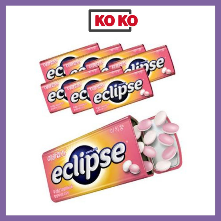 [Eclipse] No Sugar Refreshing Peach-flavored Candy 34g x 1ea, 5ea (3%off) / Korean Candy ...