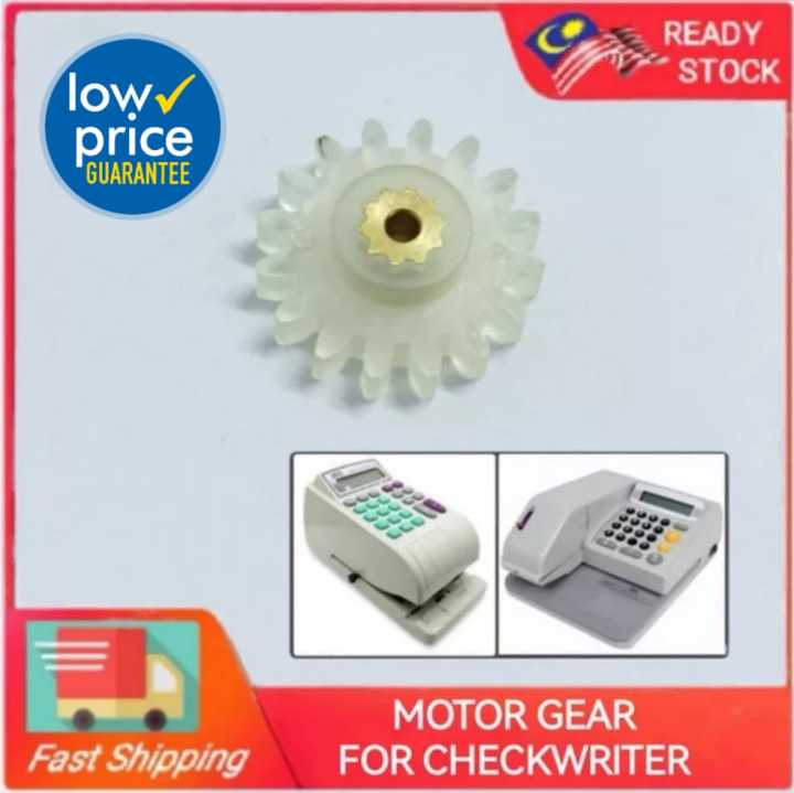 CHECKWRITER MOTOR GEAR MOTOR GEAR FOR CHECK WRITER MACHINE CHEQUE ...