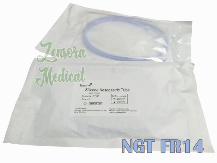 SURGITECH Nasogastric Tube (NGT) Silicon FR14 | Lazada PH