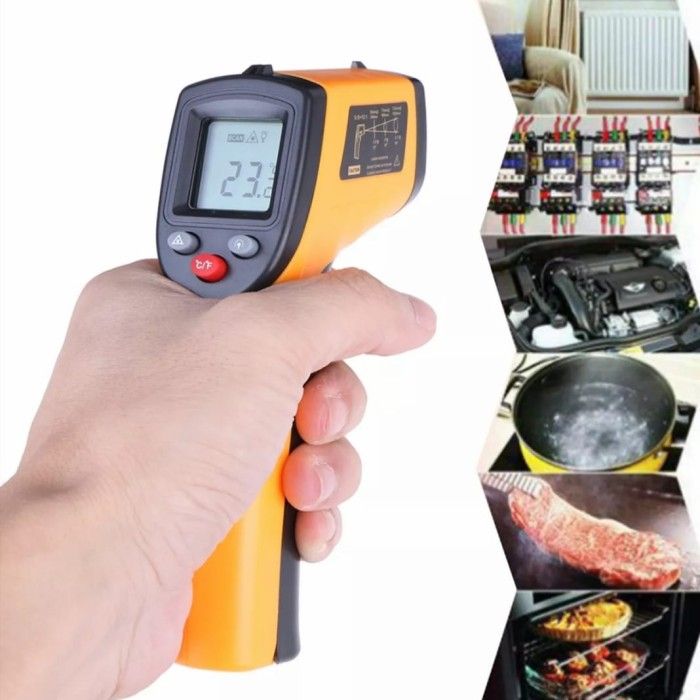 DIGITAL LASER INFRARED THERMOMETER ALAT UKUR SUHU PANAS - THERSAA MART ...