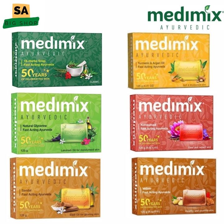 (Amazing Deal) Medimix Ayurvedic Bath Soap Bar 3x125gm | Lazada