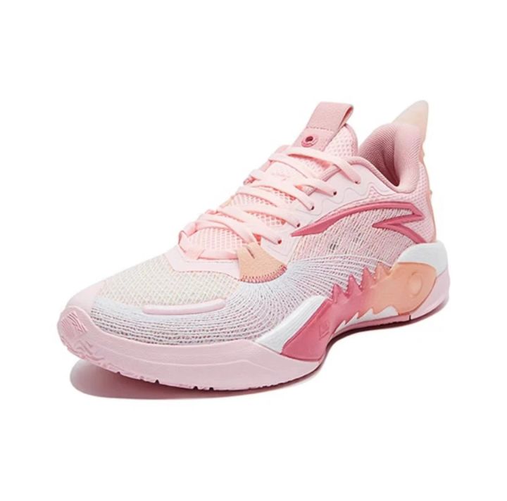 ANTA Men SHOCK WAVE 5 TEAM V2 Basketball Shoes 1124D1106S-2 -Pink/White ...