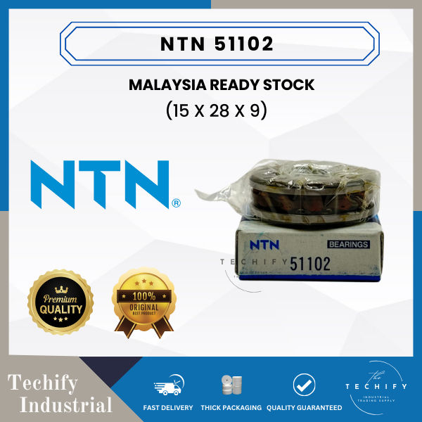 NTN 51102 ( 15 x 28 x 9 ) 100% ORIGINAL MADE IN JAPAN SINGLE DIRECTION ...