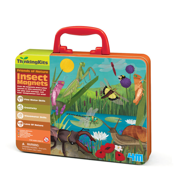 [คูปอง 2 ต่อ] 4M Thinking Kits - Insect Magnets ชุดอุปกรณ์แม่เหล็กรูป ...