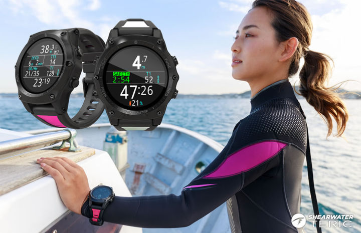 Teric ไดฟ์คอมพิวเตอร์รุ่นใหม่ Design ล่าสุดจากค่าย Shearwater | Lazada ...