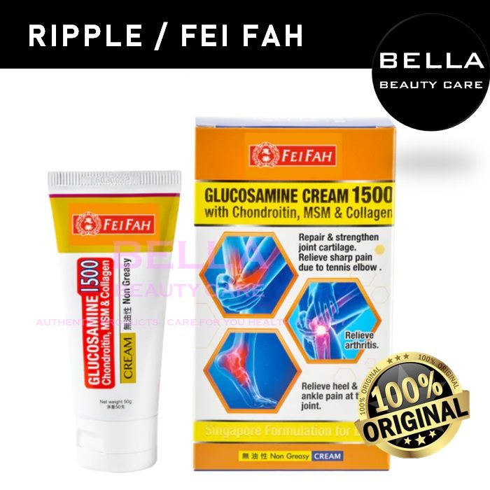 Ripple Fei Fah Glucosamine Cream 1500 Added Chondroitin MSM & Collagen ...