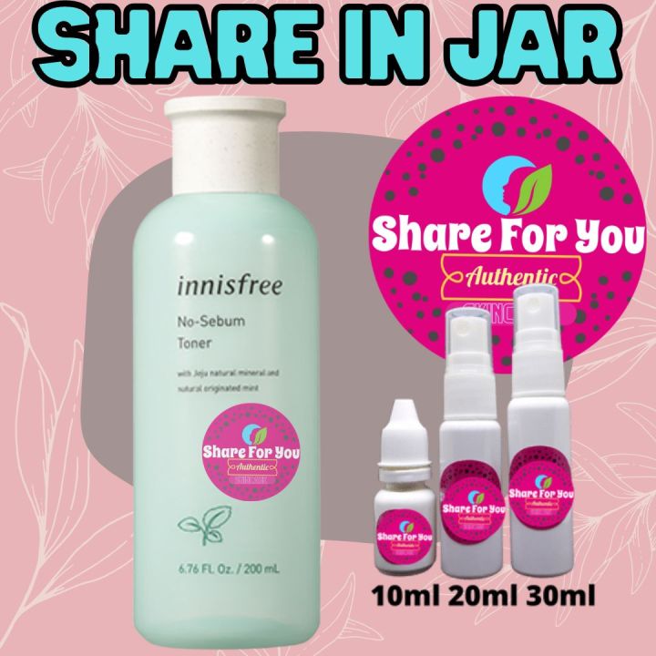 Innisfree No Sebum Toner SHARE IN JAR shareforyou | Lazada Indonesia