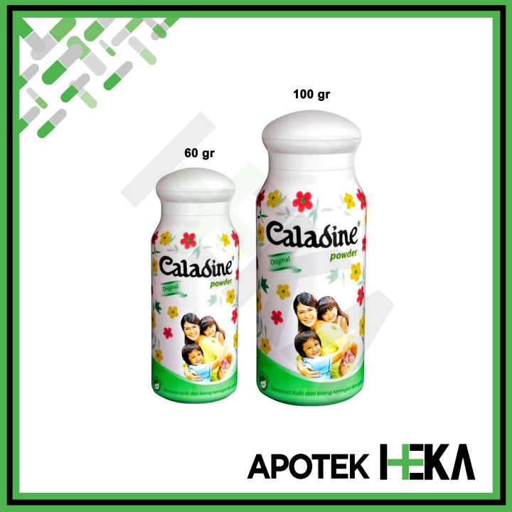 Caladine Powder Original 60 gr 100 gr Bedak Gatal Biang Keringat ...