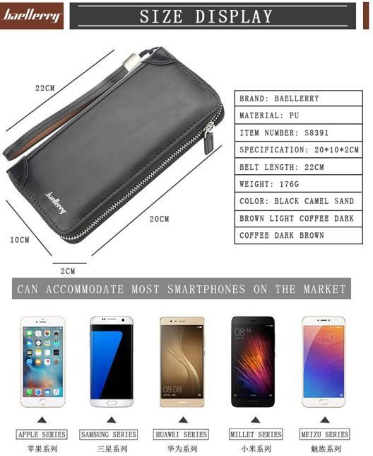 Dompet Pria Baellerry Original / Dompet Pria Panjang Model Amplop ...