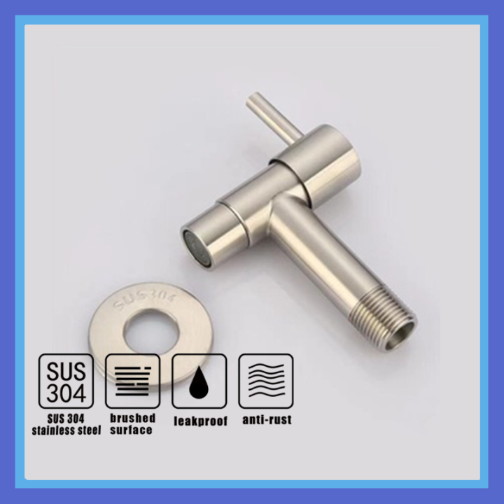 Stainless Steel 304 T-shaped Single Cold Faucet Mop Pool Faucet | Lazada PH